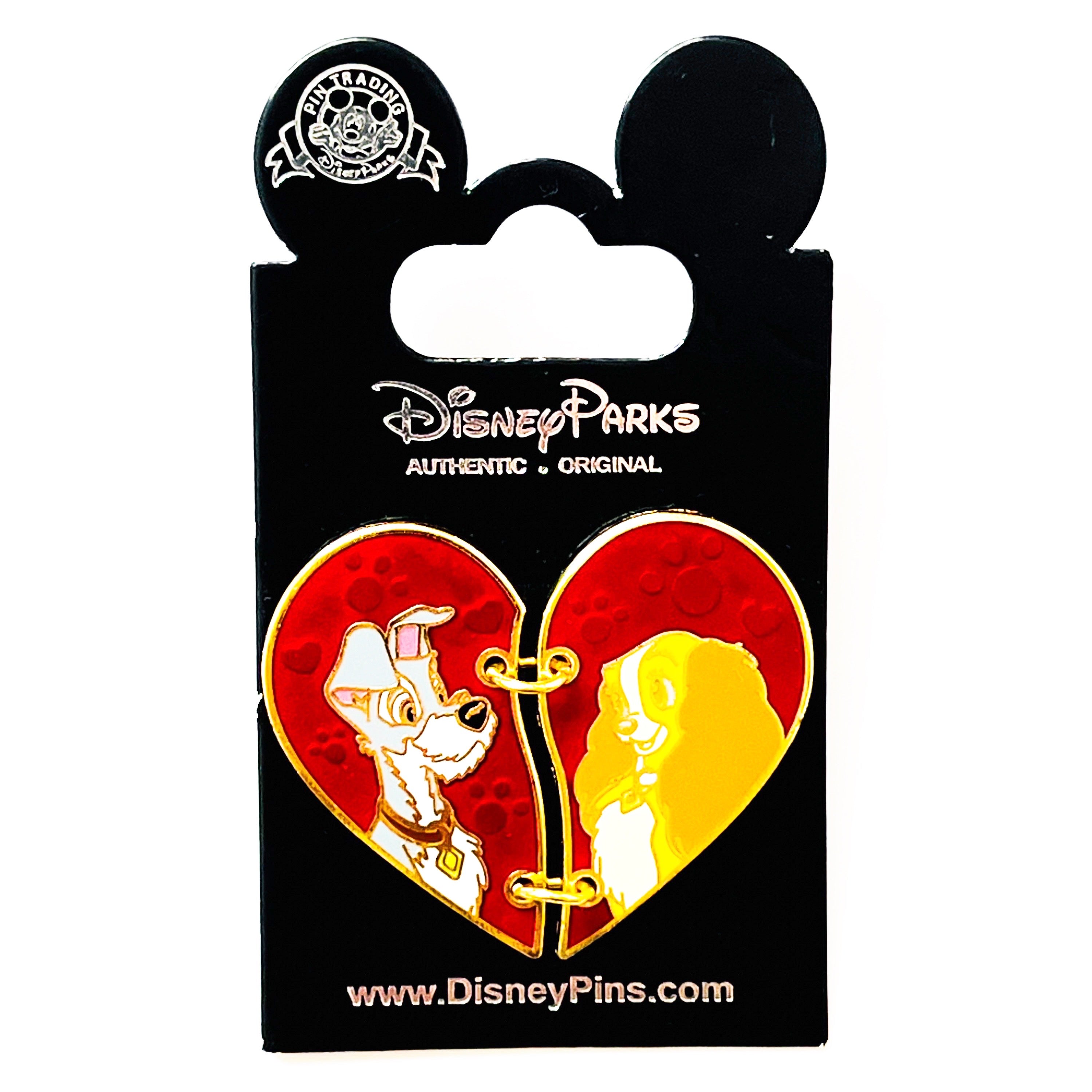 Disney Parks Lady and the Tramp Broken Heart Pin – The Stand Alone