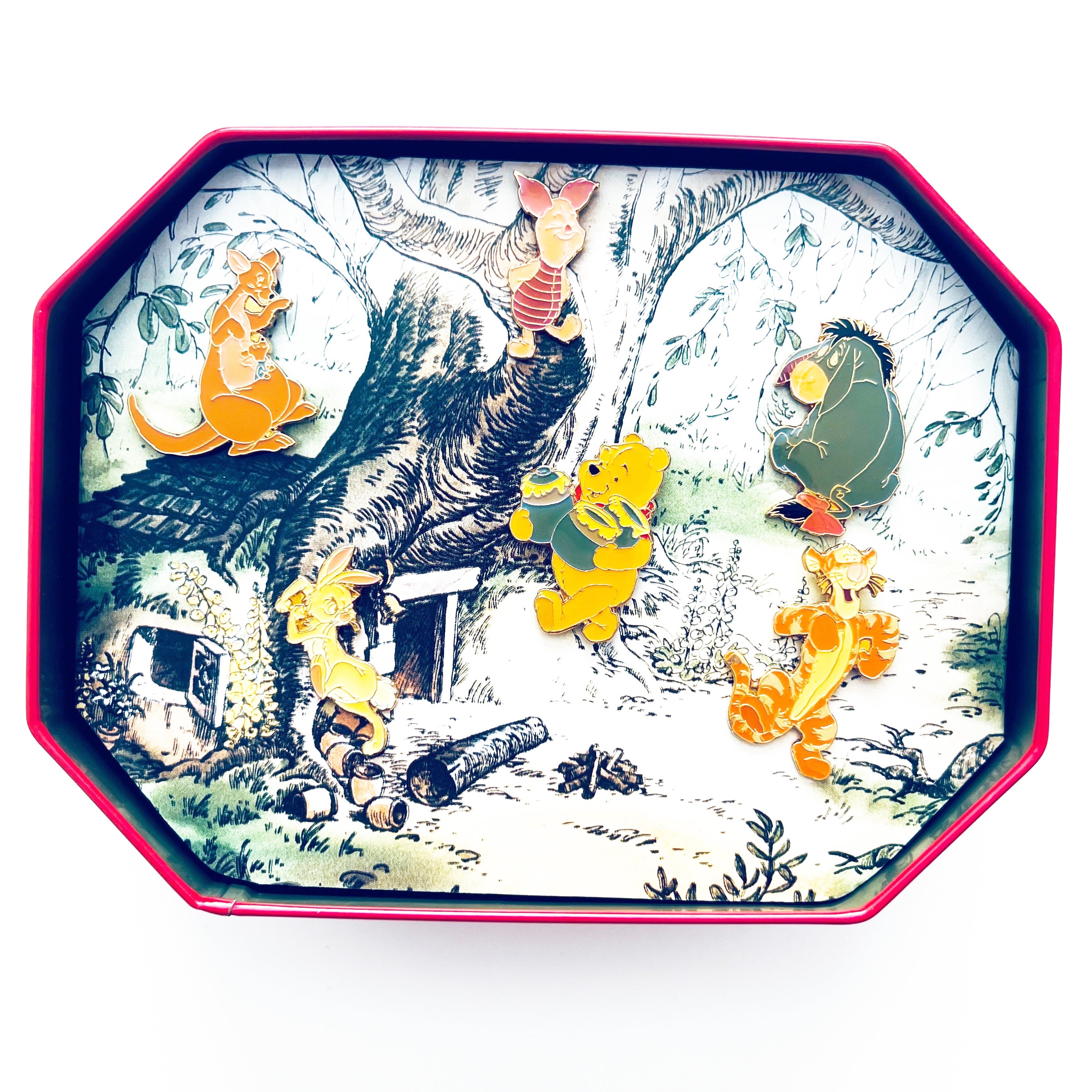 Disney's Winnie the Pooh Commemorative Tin 6 Pin Set – The Stand Alone