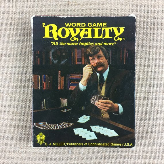Royalty Word Game Vintage Full Set of Playing Cards S. J. Miller – The ...