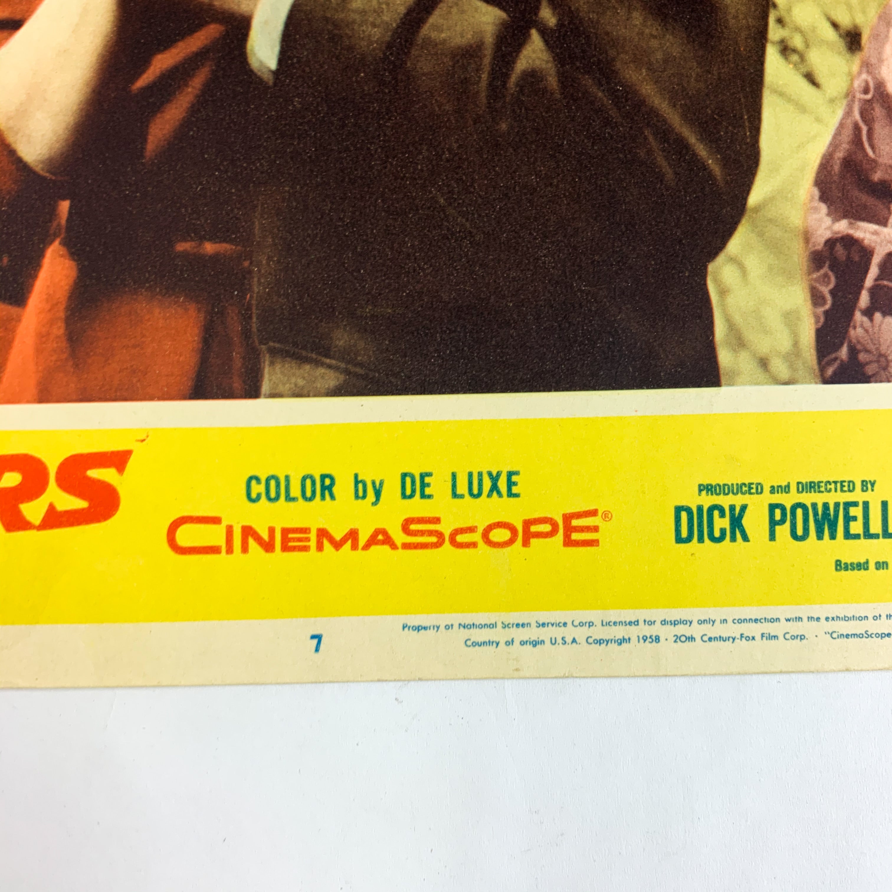 The Hunters 1958 CinemaScope Color by De Luxe Robert Mitchum #7 Lobby ...
