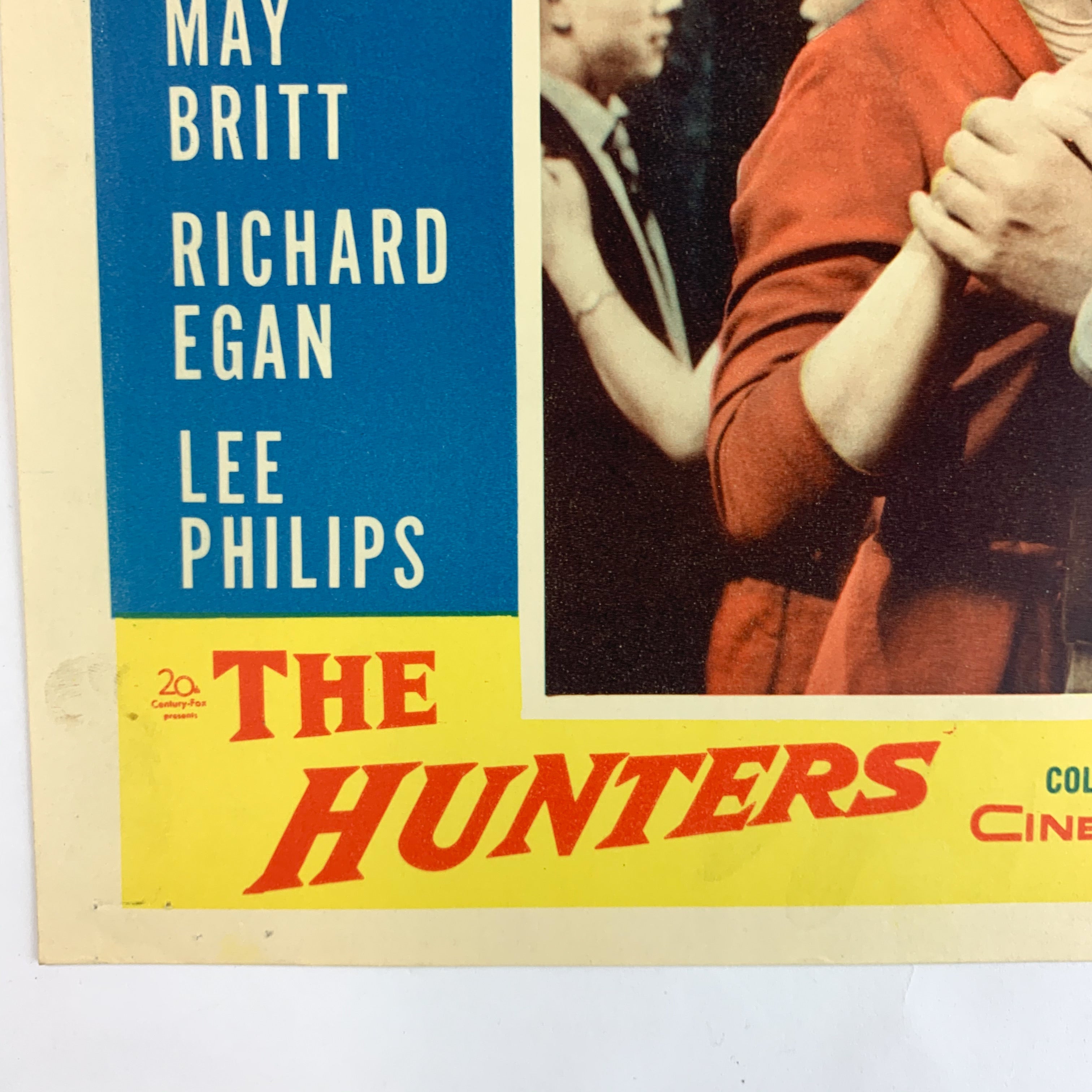 The Hunters 1958 CinemaScope Color by De Luxe Robert Mitchum #7 Lobby ...