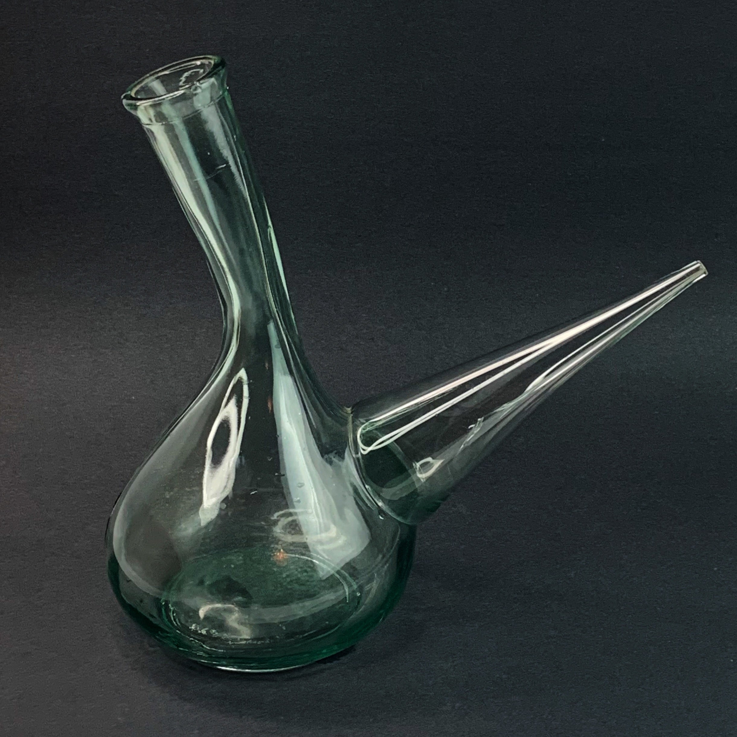 Vintage Hand Blown Glass Porron Wine Pitcher Decanter – The Stand Alone