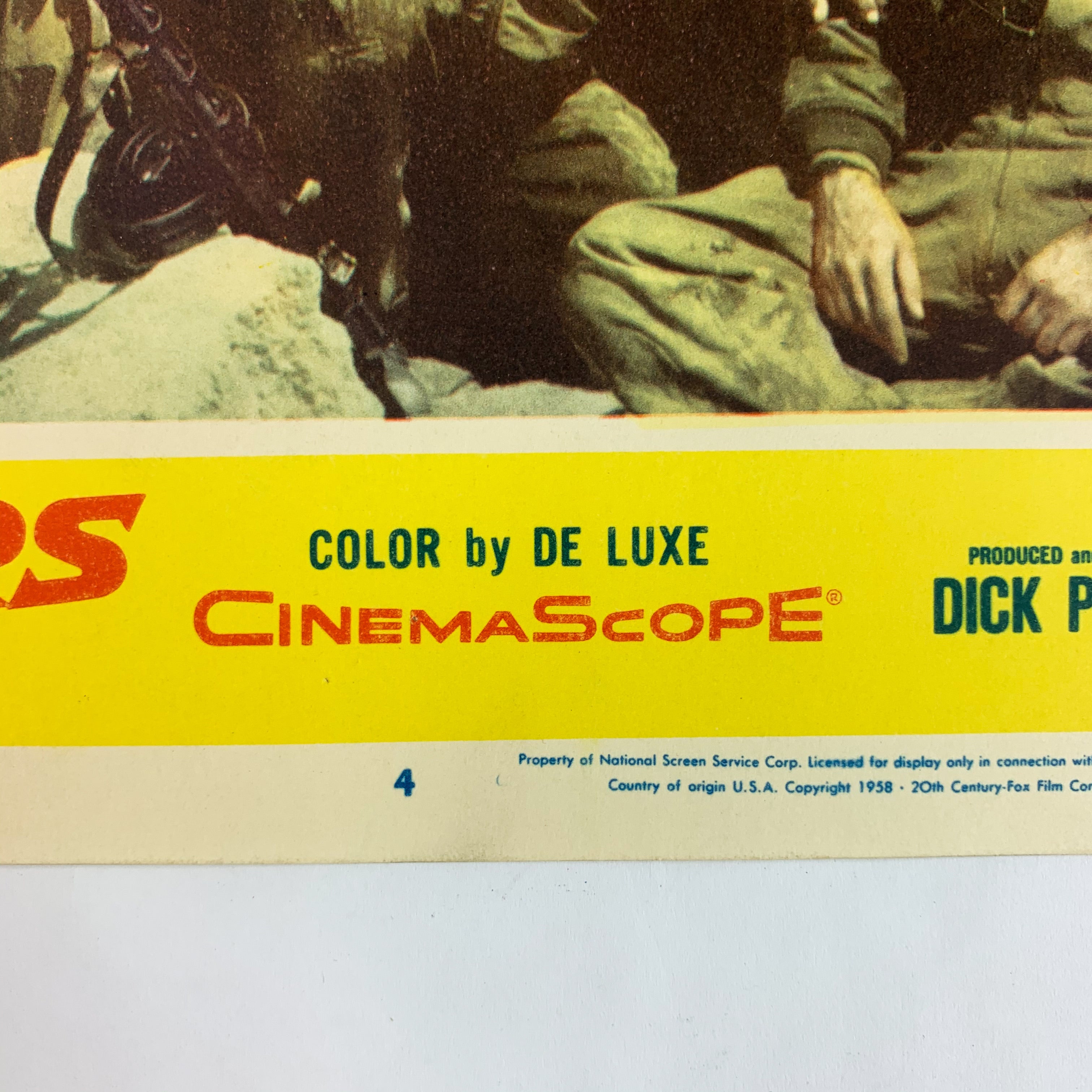The Hunters 1958 CinemaScope Color by De Luxe Robert Mitchum #4 Lobby ...